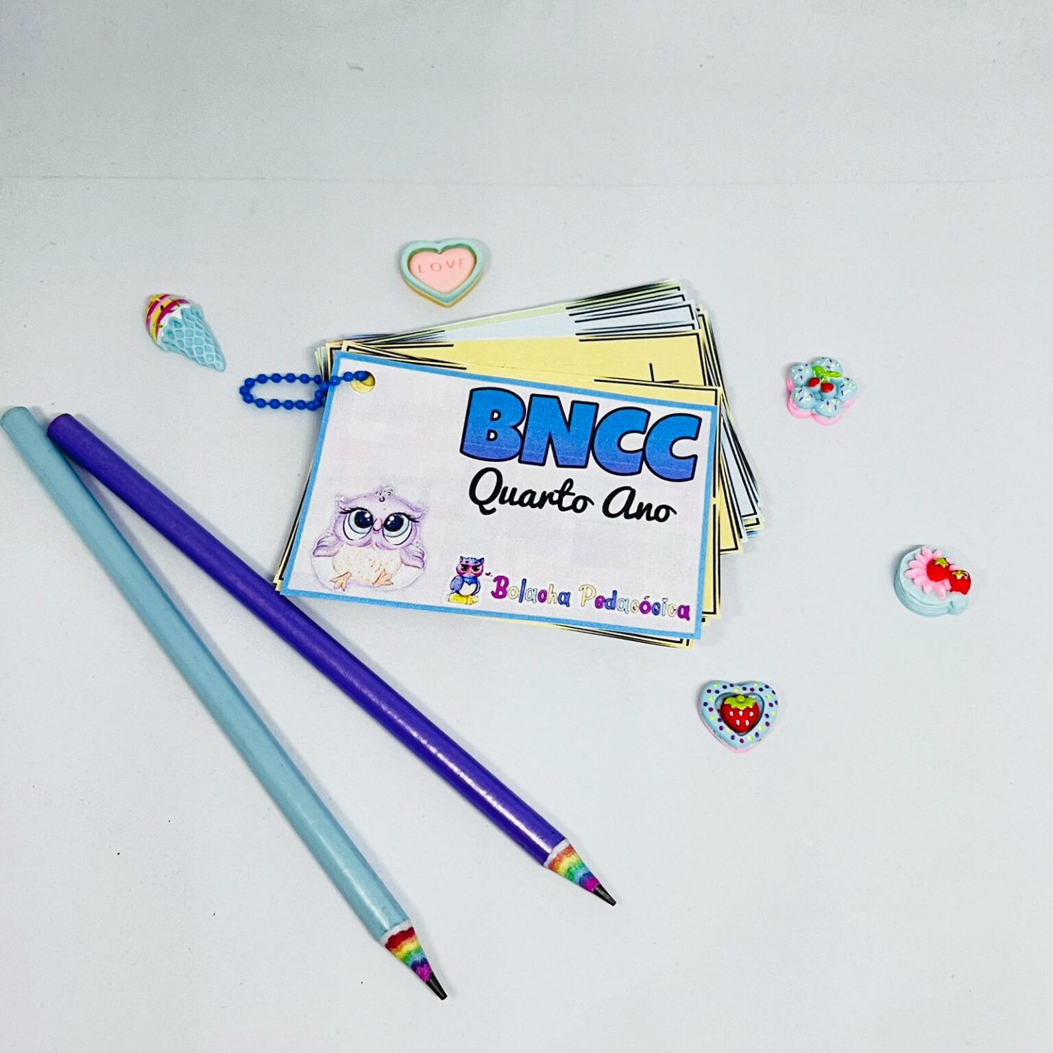 Chaveiro BNCC quarto ano Fundamental I - Bolacha Pedagógica