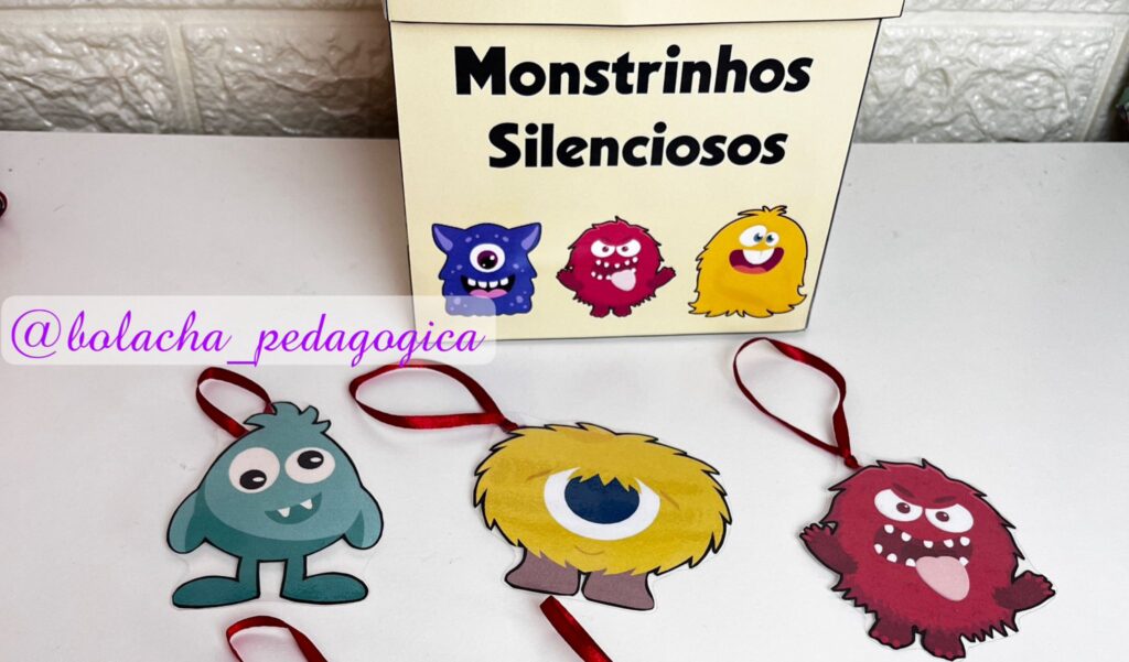 Monstrinhos Silenciosos - Bolacha Pedagógica